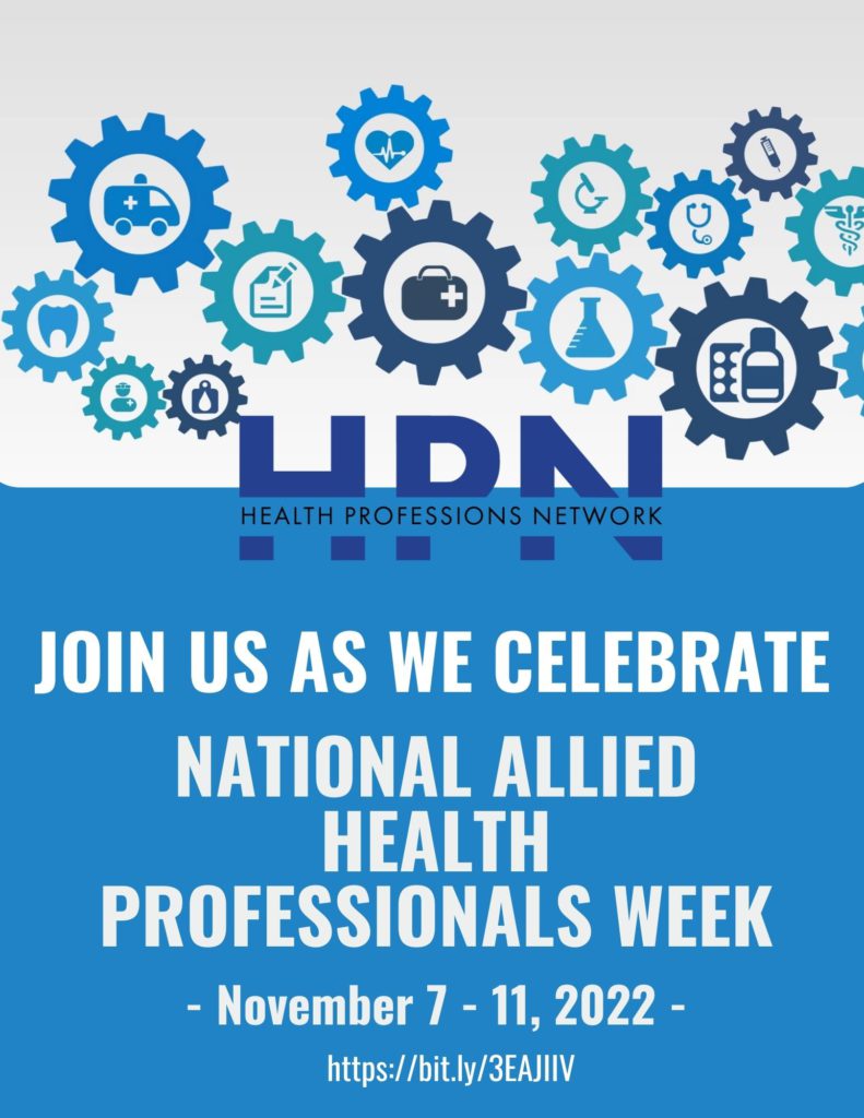 Allied Health Professionals Week - 2022 - Health Professions Network